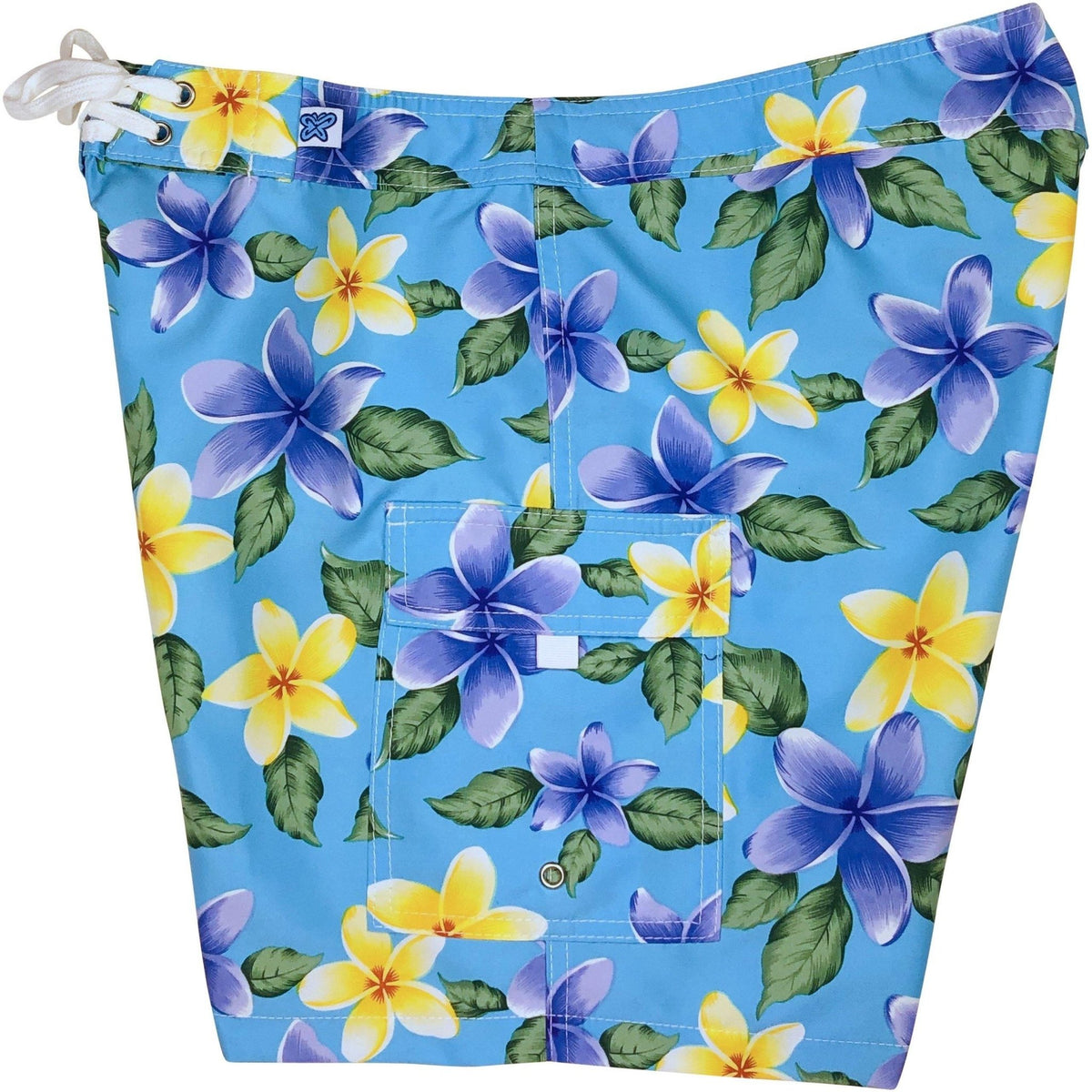 "Free Roaming" (Turquoise) 7" Women's Cargo + Back Pocket Board Shorts ...