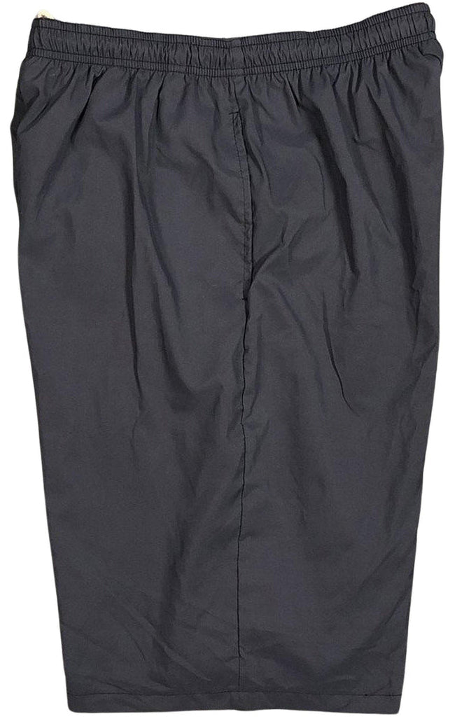 Solid (Charcoal) 22"-26" Long Swim Trunks (with mesh liner / side ...
